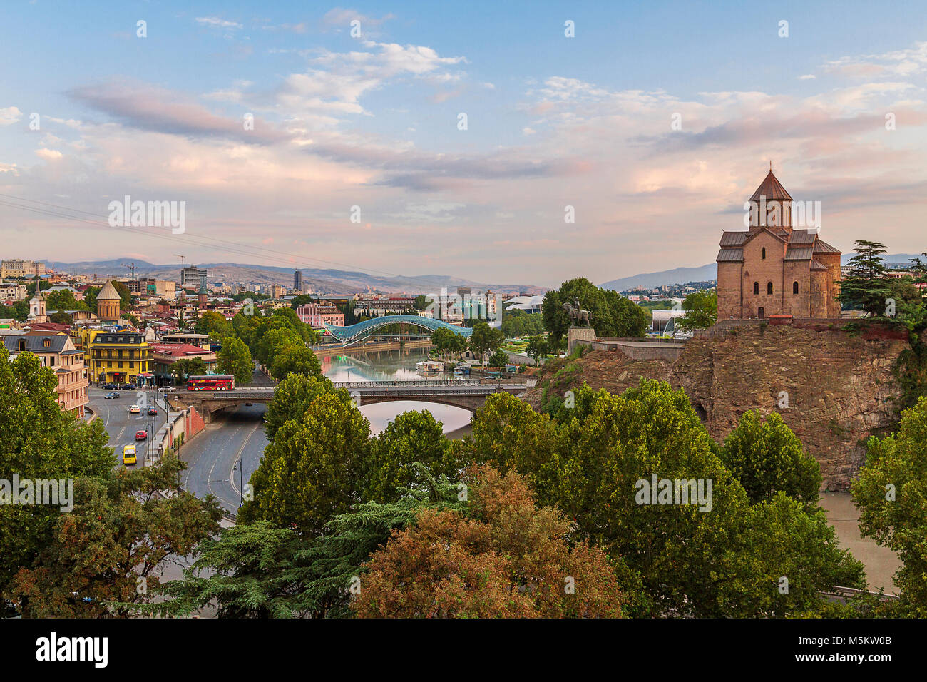 Metekhi bridge hi-res stock photography and images - Alamy