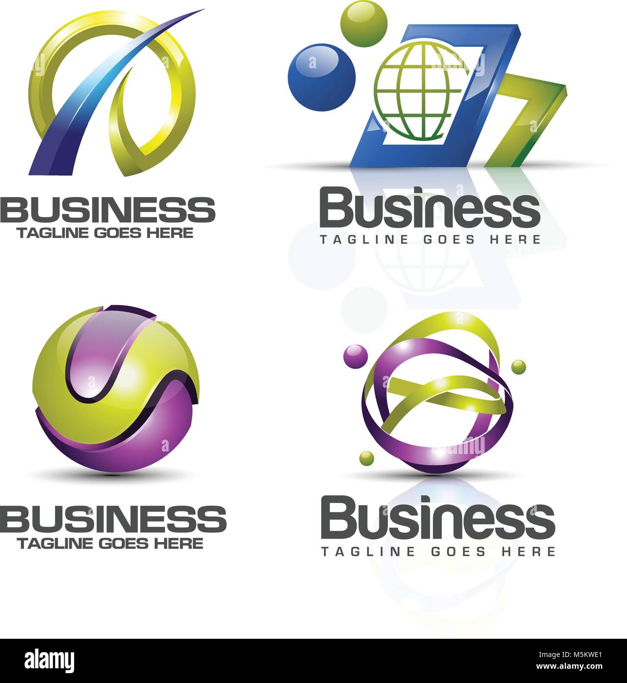 modern and elegant technology 3d logo concept Stock Vector Image & Art ...