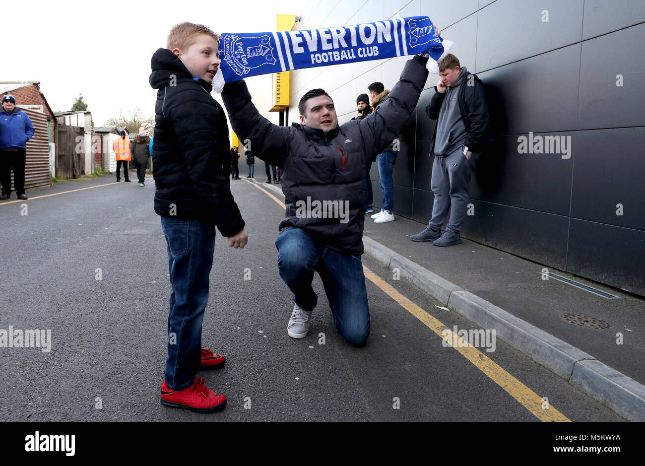 Everton Fan High Resolution Stock Photography and Images - Alamy