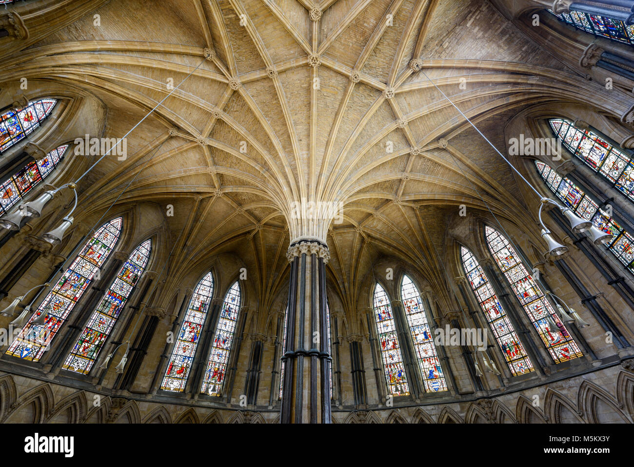 The chapter house at the medieval christian cathedral built by the ...