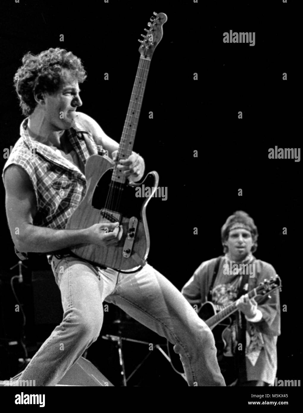 Bruce Springsteen performing at the Cotton Bowl in Dallas Tx 1985 photo ...