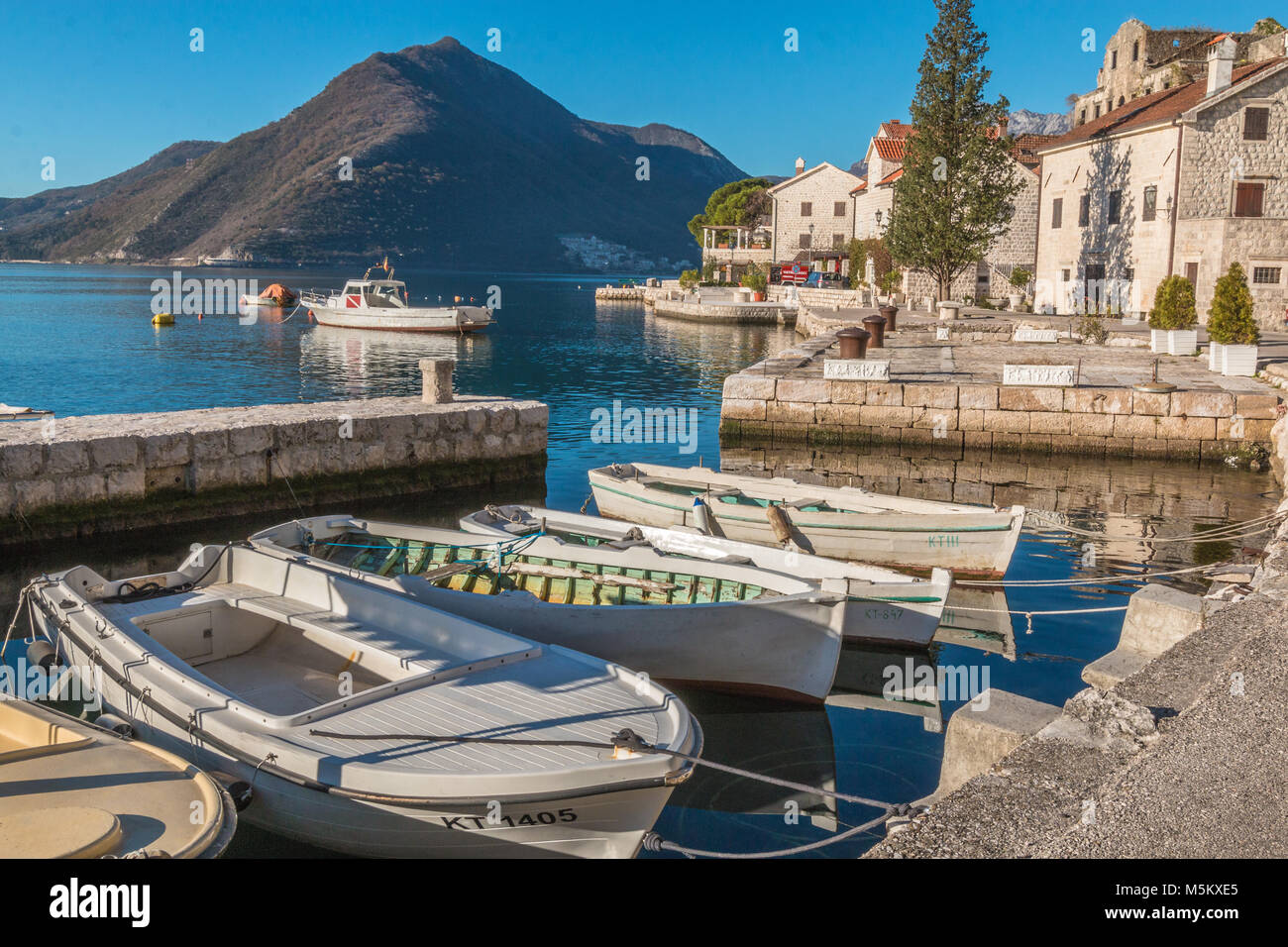Perast in Montenegro Stock Photo - Alamy