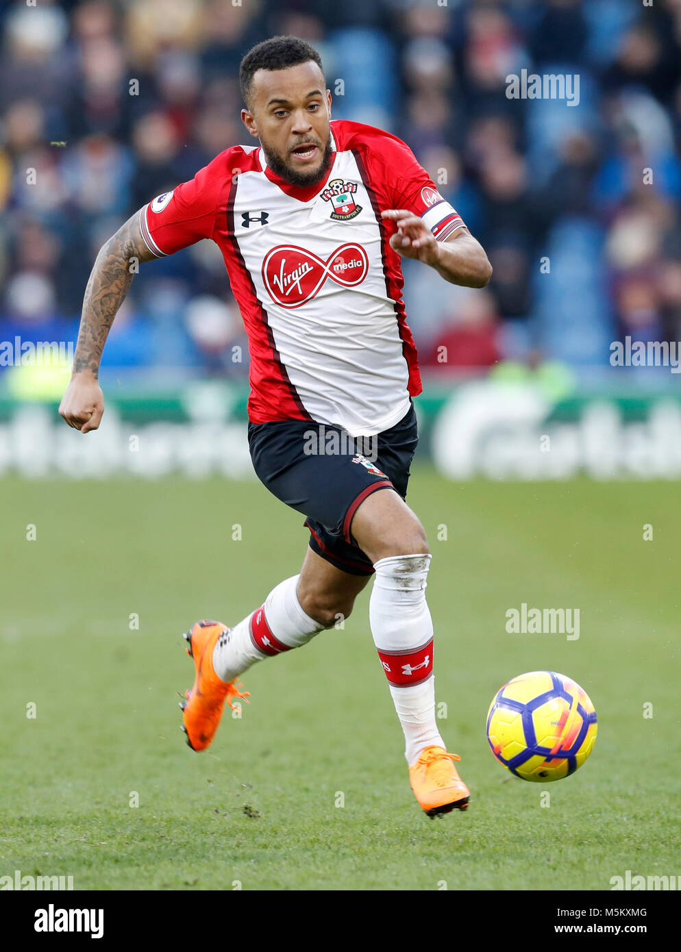Southampton's Ryan Bertrand during the Premier League match at Turf ...