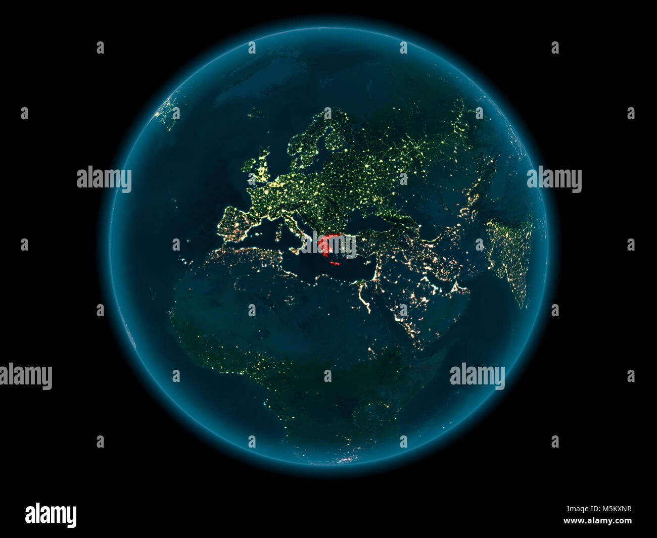 Greek cities map hi-res stock photography and images - Alamy