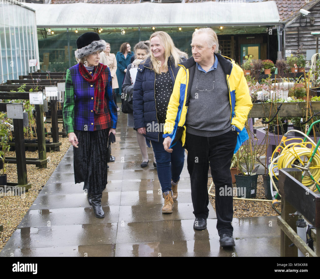 HRH Princess Alexandra visits The Old Moat Garden Centre On Wednesday ...