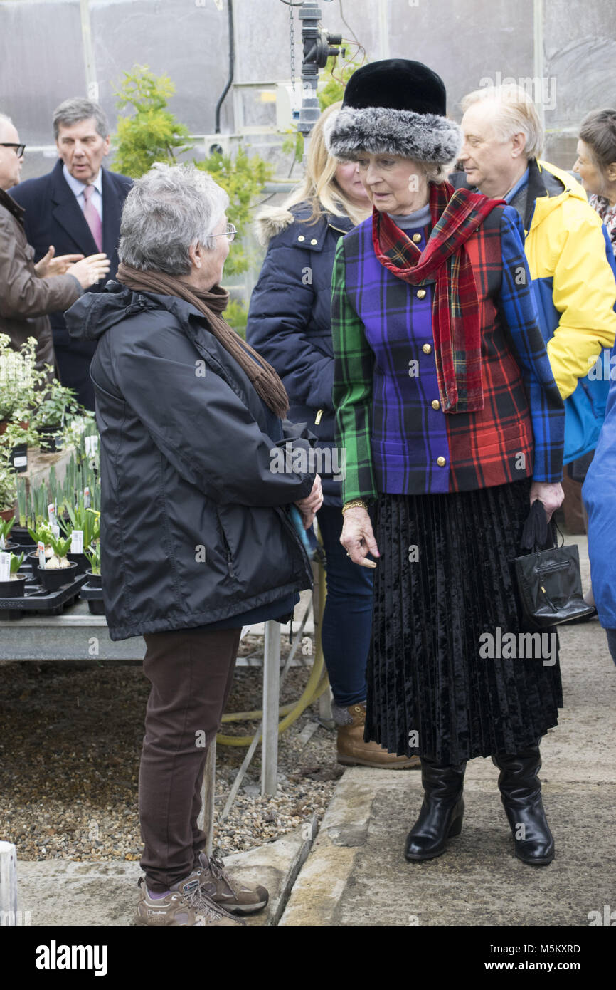 HRH Princess Alexandra visits The Old Moat Garden Centre On Wednesday ...