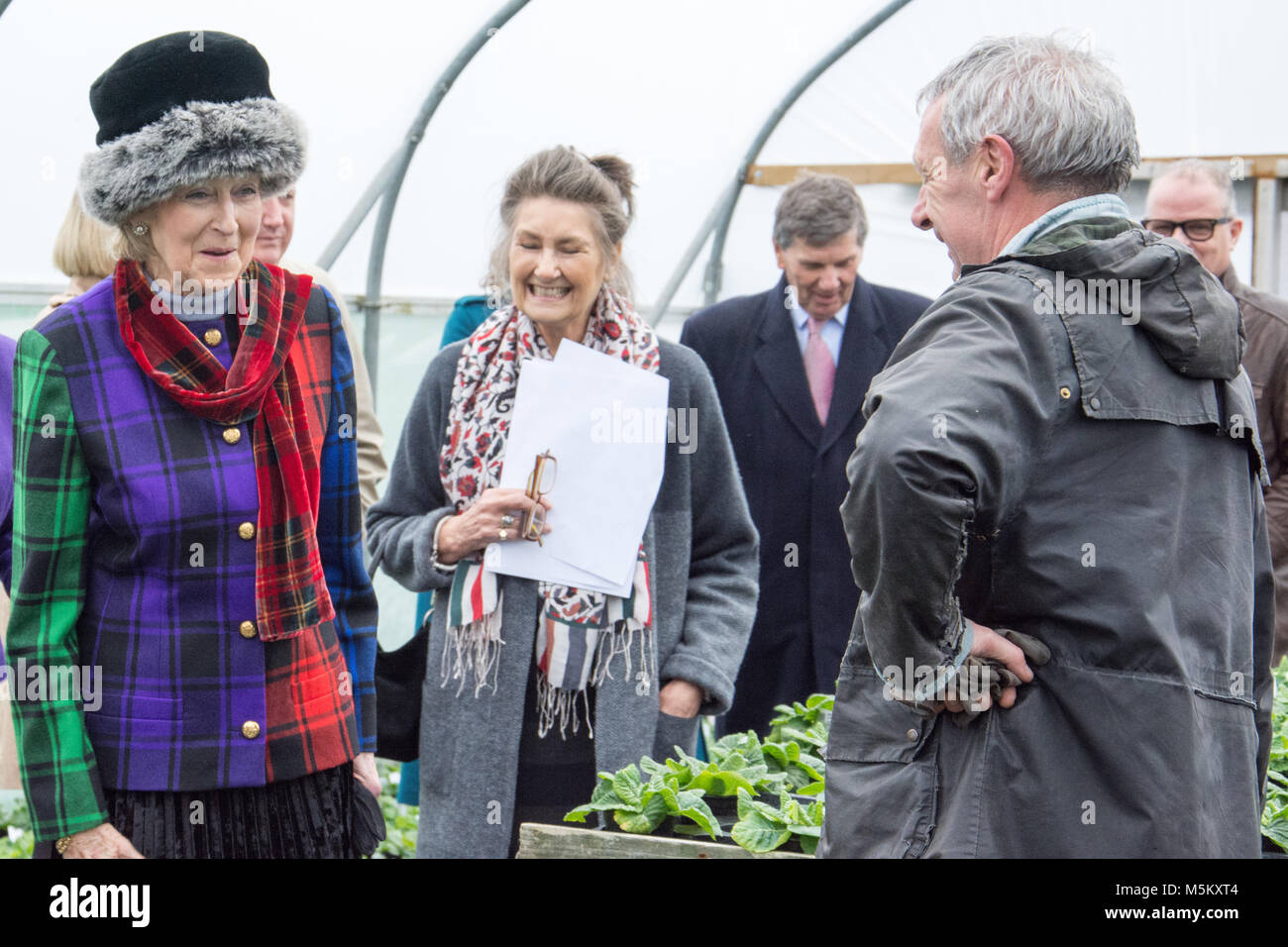 HRH Princess Alexandra visits The Old Moat Garden Centre On Wednesday ...
