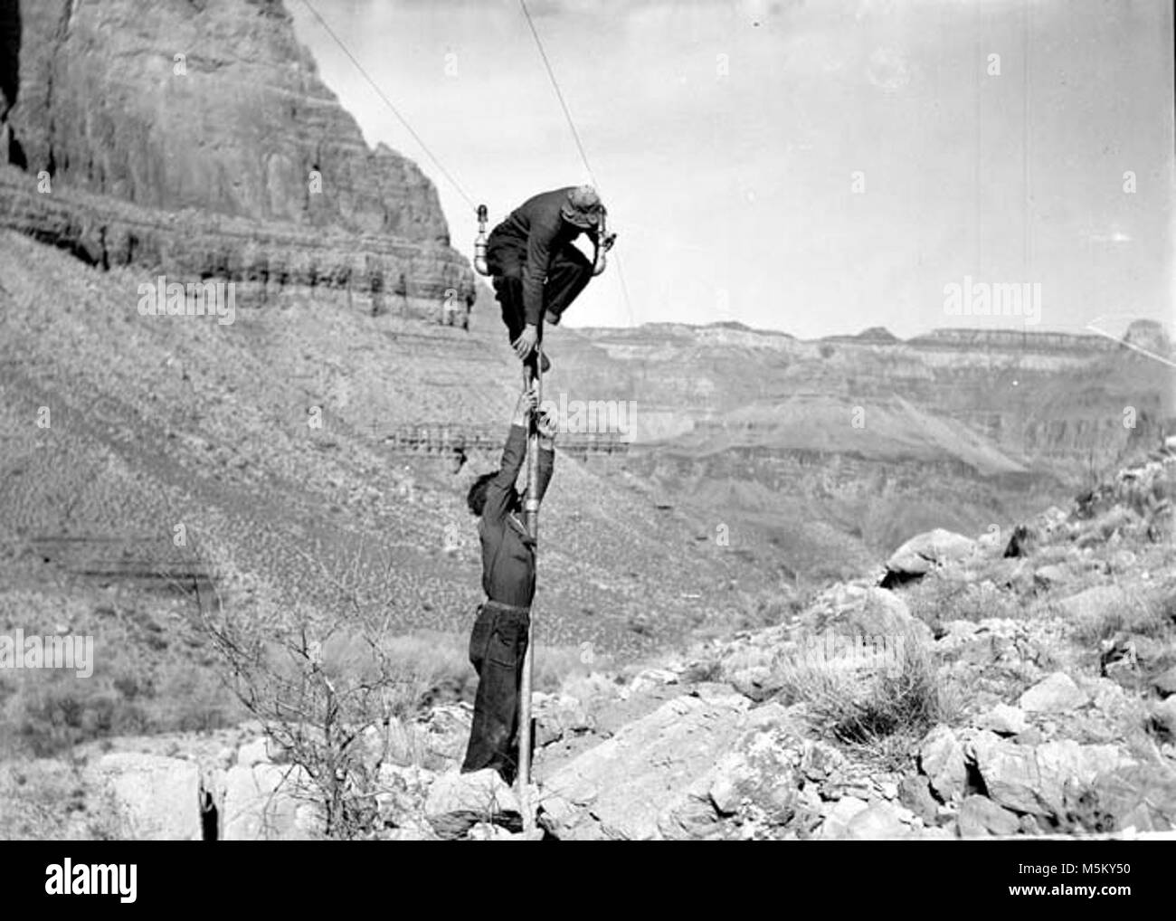 Grand Canyon Historic Trans Canyon Phone Line c . TRANS-CANYON ...