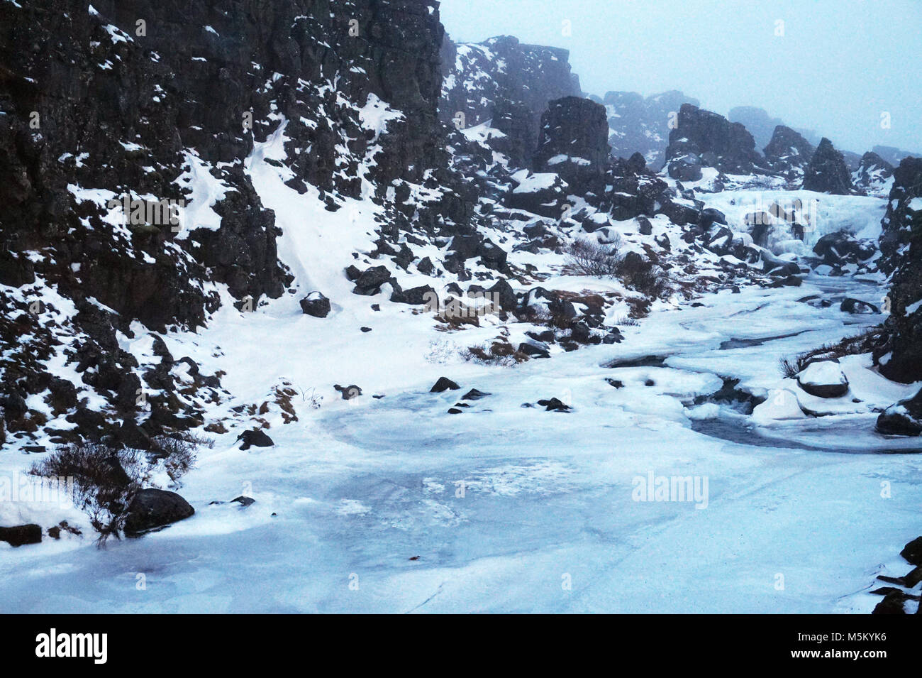 Thingvellir national park fault line hi-res stock photography and ...