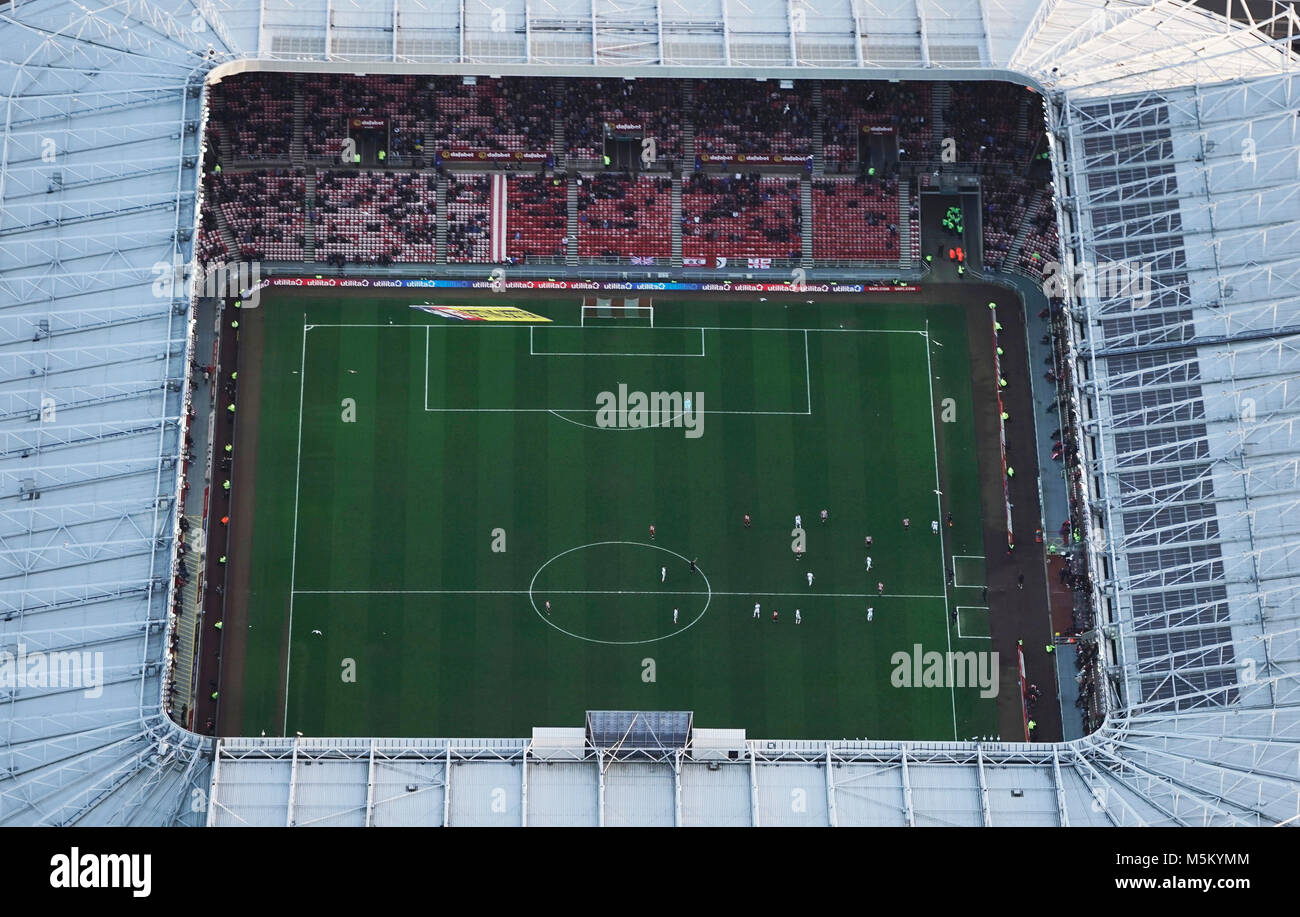 Stadium of light sunderland birds eye hi-res stock photography and ...