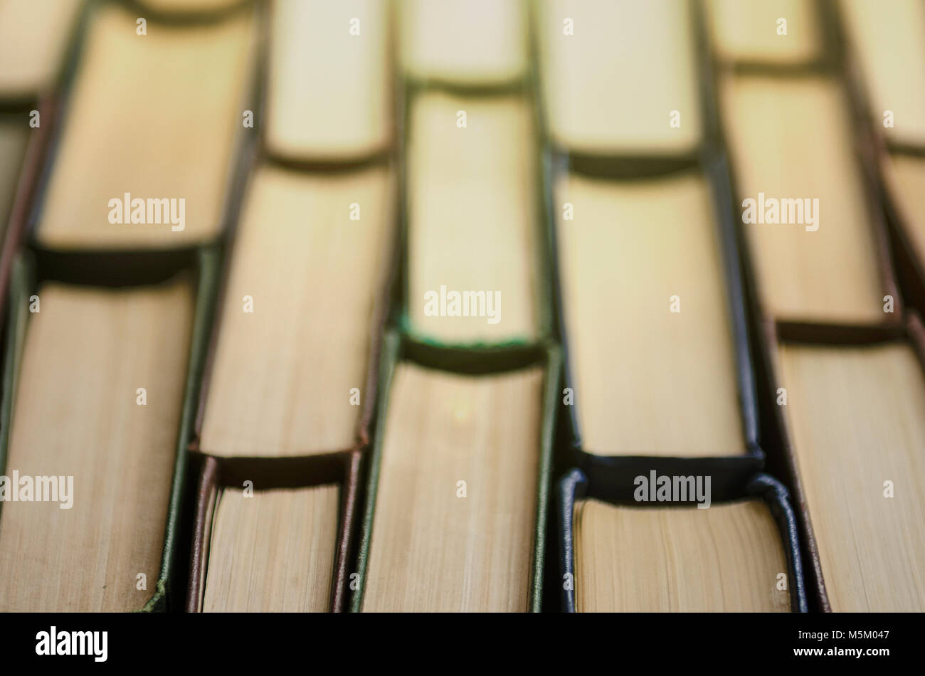 Many old books, top view, like background. The concept of education. A ...