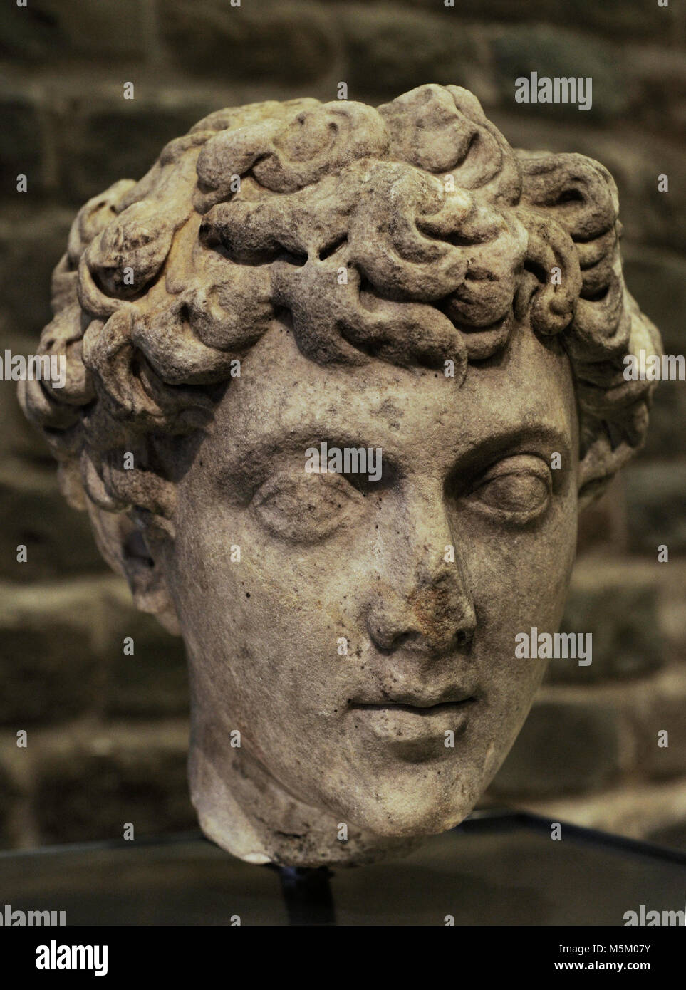 Marcus Aurelius (121-180). Roman Emperor. Portrait of the emperor as a ...