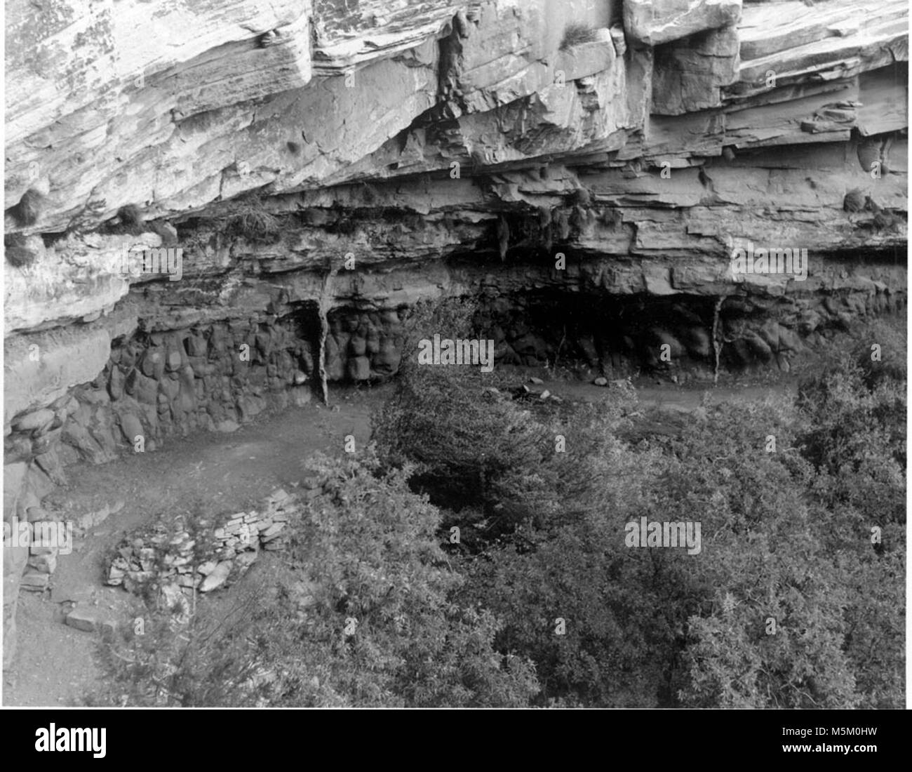 Grand Canyon Historic Hermit Trail . DRIPPING SPRINGS FROM HERMIT TRAIL ...