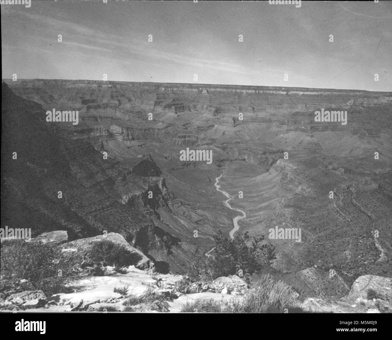 Grand Canyon Shoshone Point (historic) . KAIBAB TRAIL ROUTE - VIEW FROM ...
