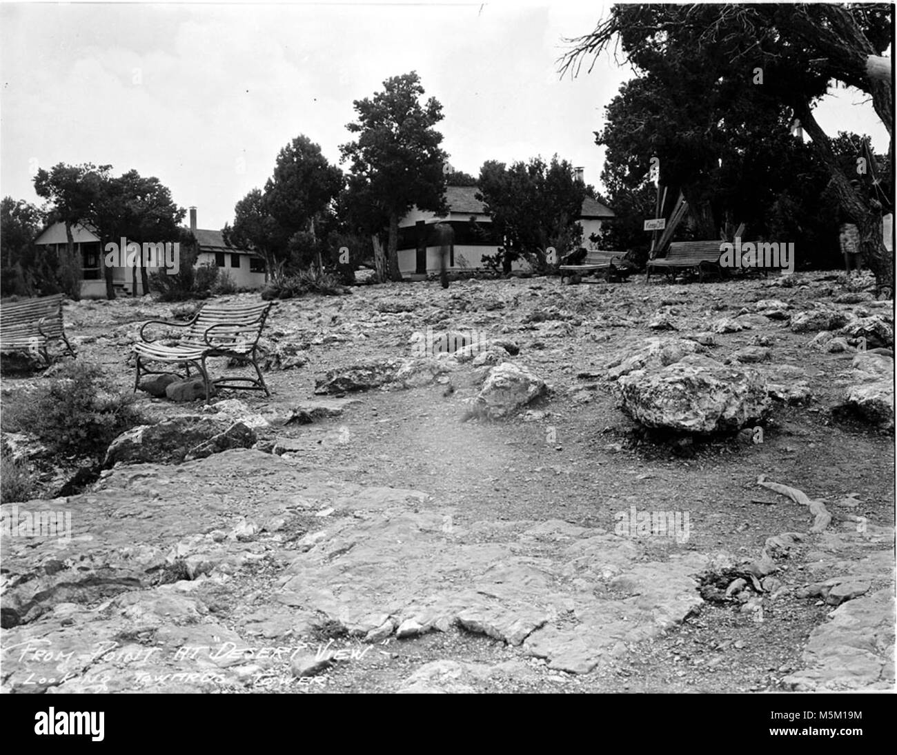 Grand Canyon Desert View . BUILDINGS & OBSERVATION BENCHES AT DESERT ...