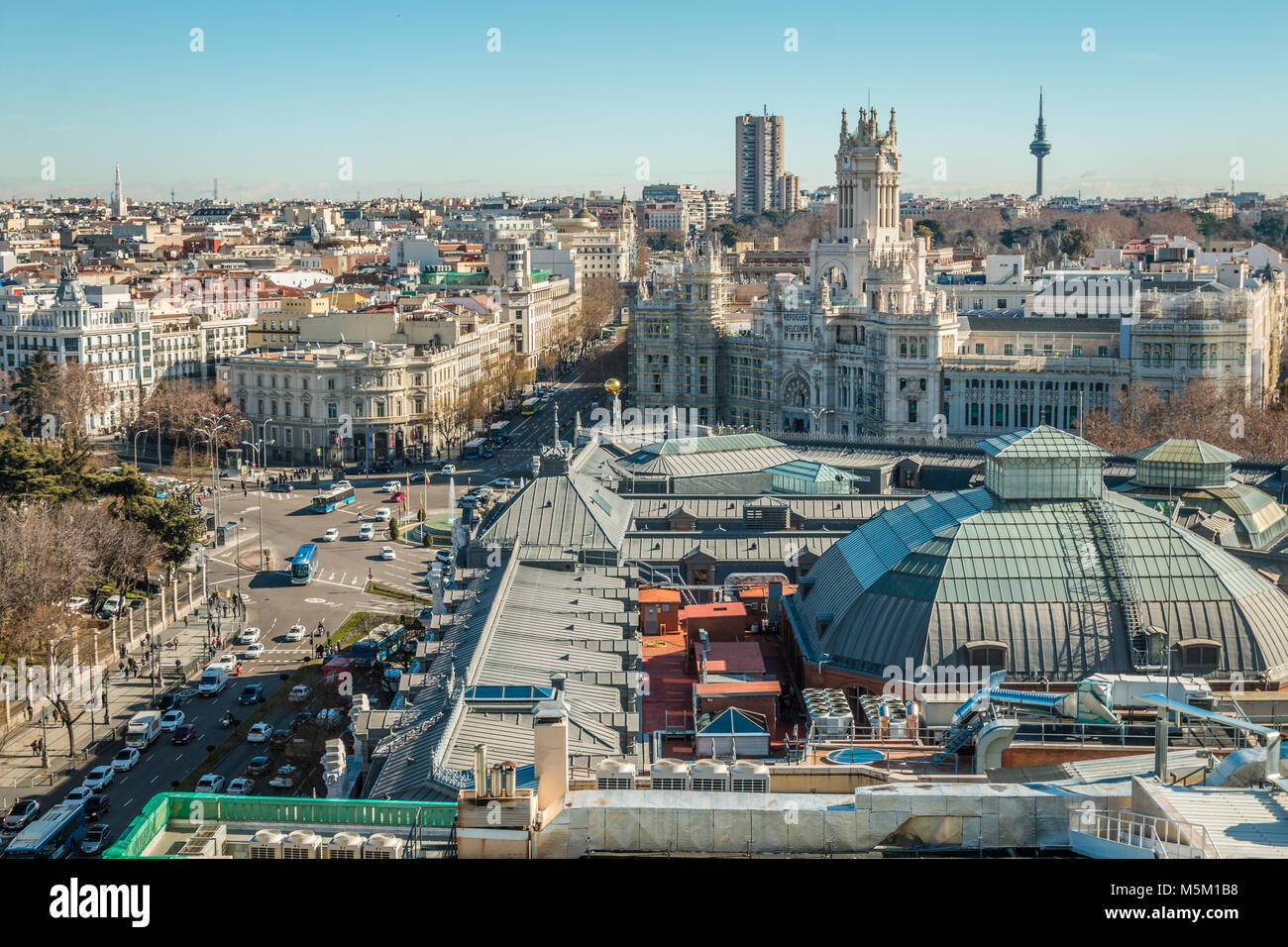 Palacio real madrid church hi-res stock photography and images - Alamy