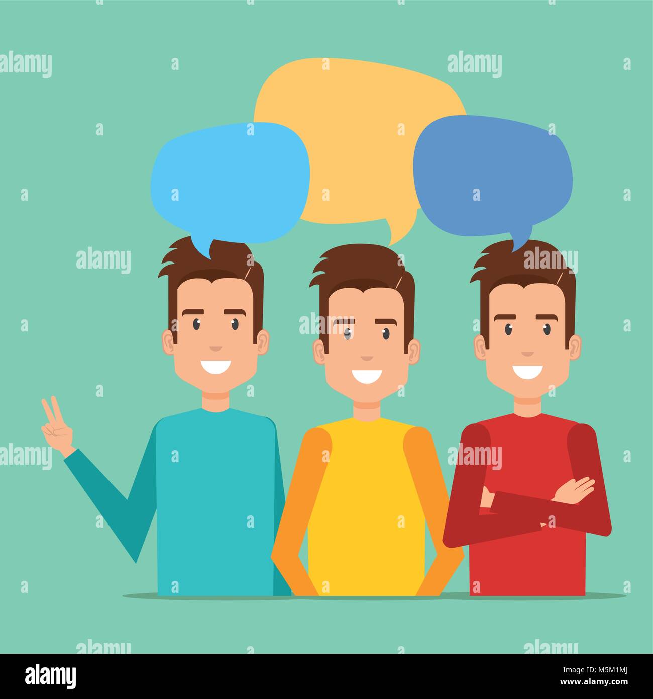 Couple speech bubble smile Stock Vector Images - Alamy