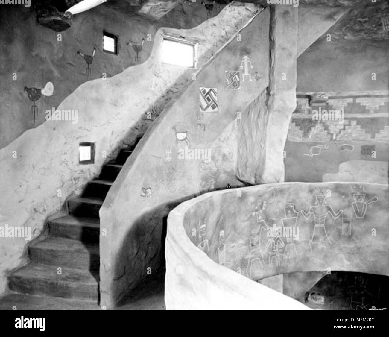 Grand Canyon Historic- Desert View Watchtower Interior c . DESERT VIEW ...