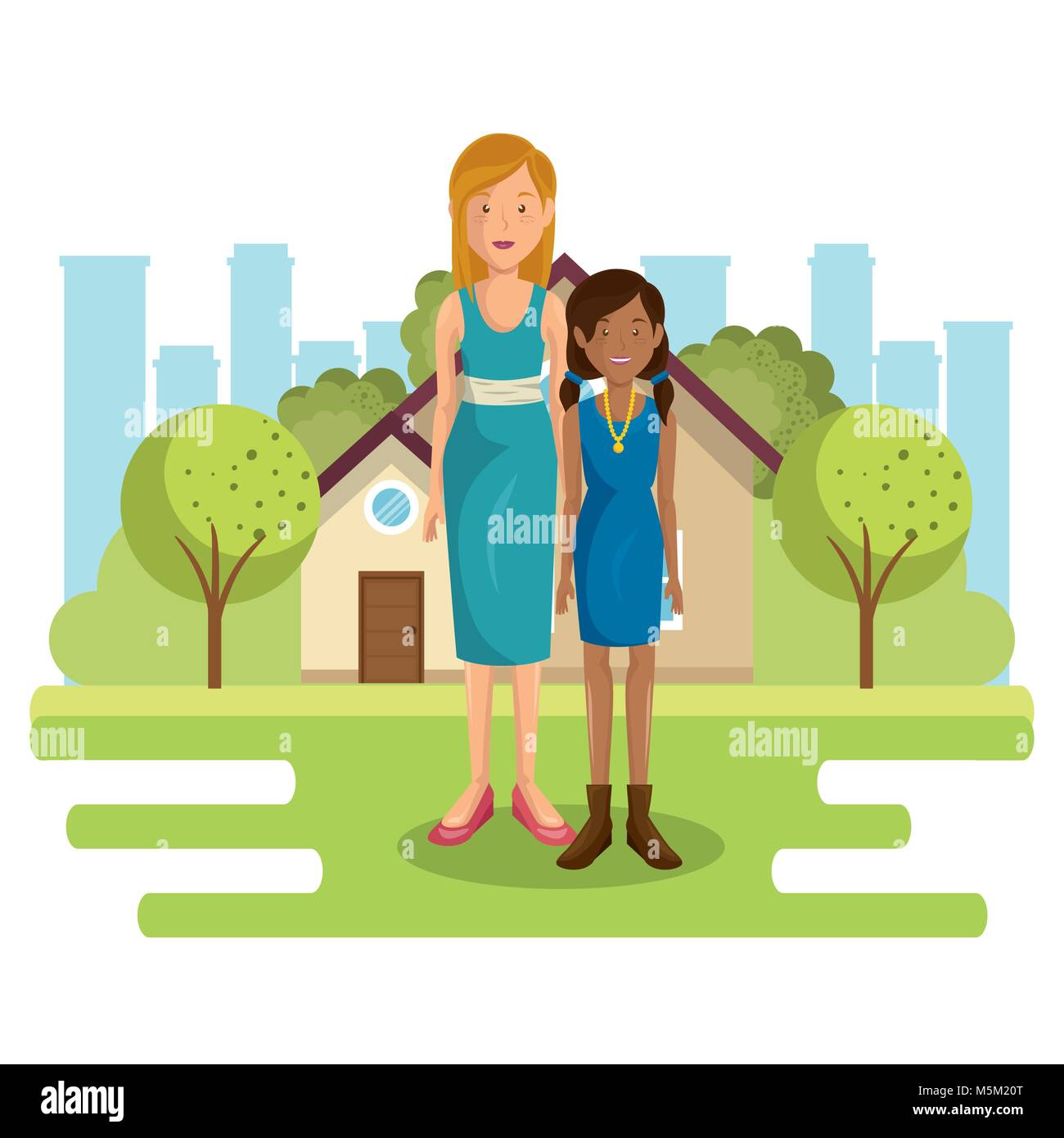 Cartoon House Cut Out Stock Images & Pictures - Alamy