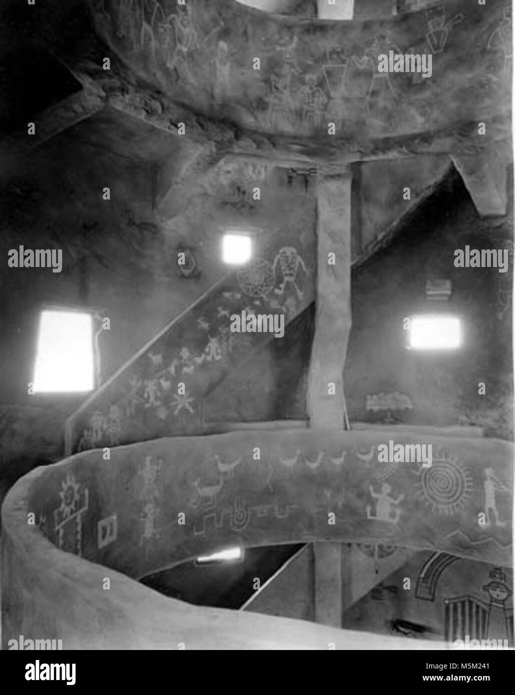 Grand Canyon Historic- Desert View Watchtower Interior c . DESERT VIEW ...