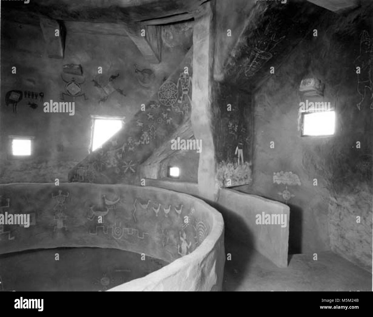 Grand Canyon Historic- Desert View Watchtower Interior c . DESERT VIEW ...
