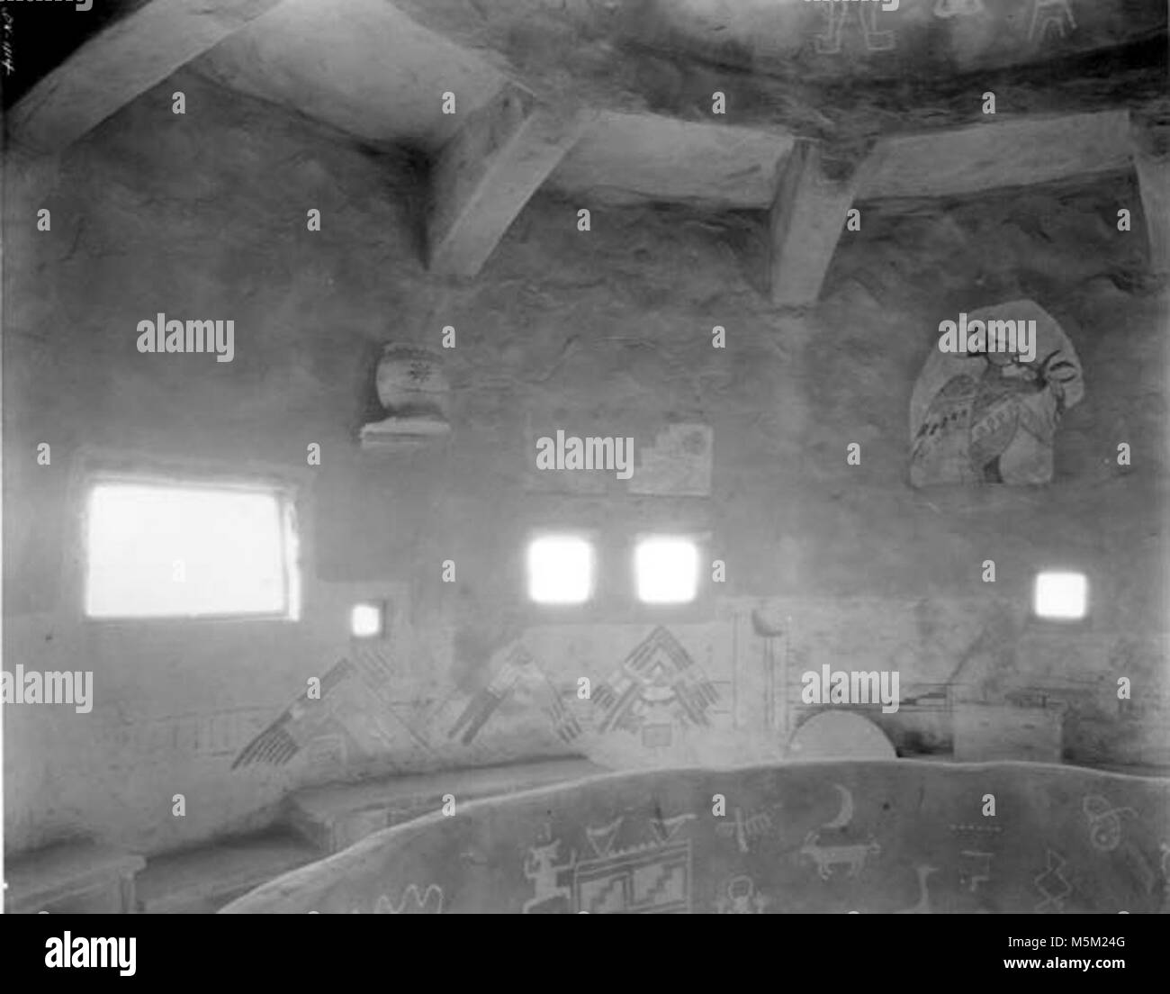 Grand Canyon Historic- Desert View Watchtower Interior c . Desert view ...
