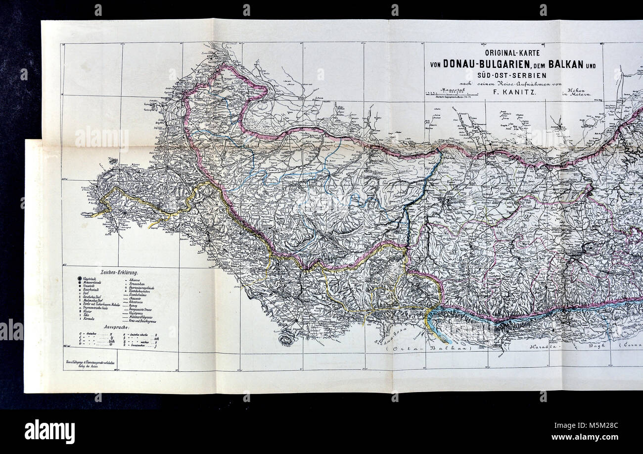 Historical map europe balkans hi-res stock photography and images - Alamy