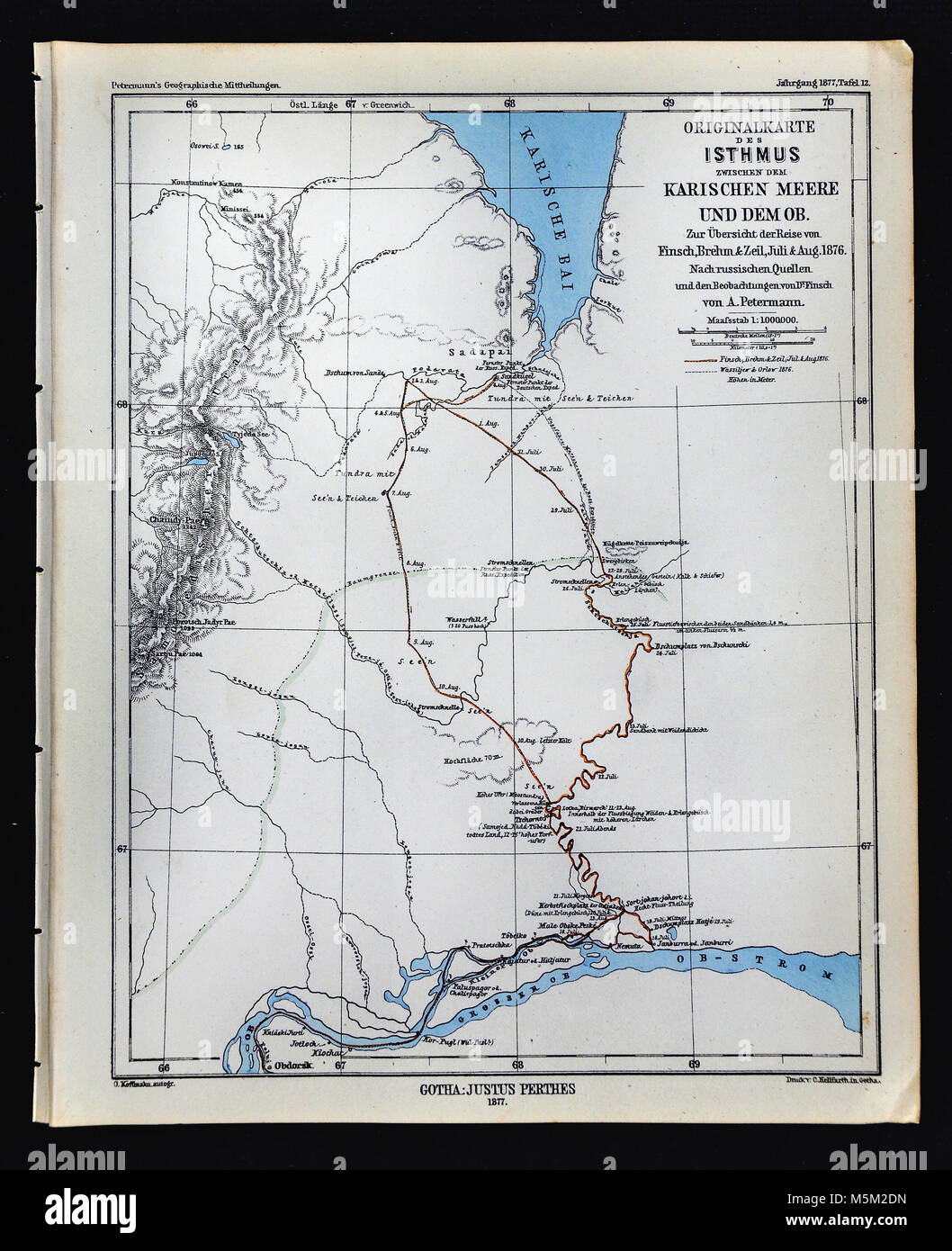 Ob River Map