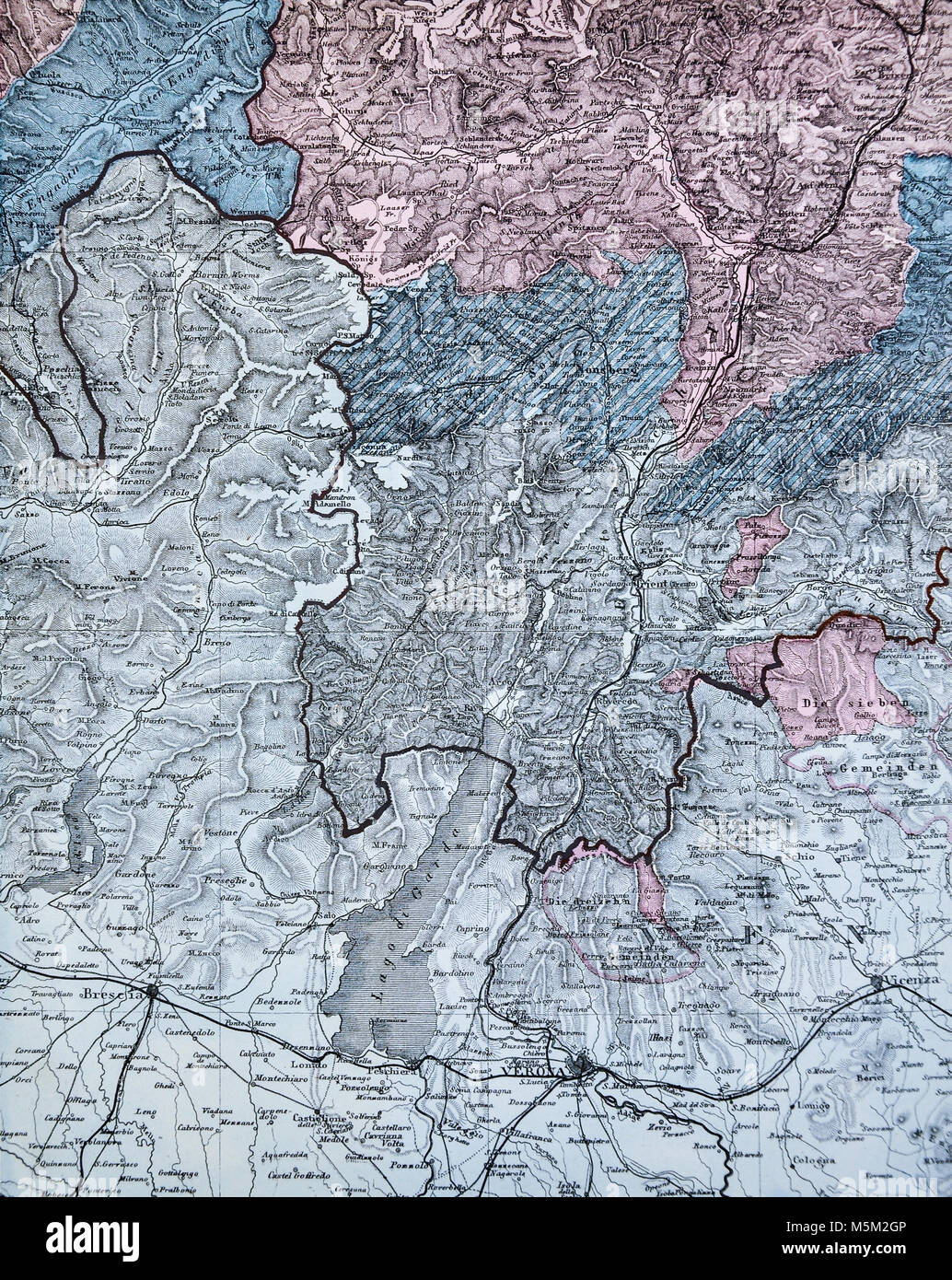 Petermann map hi-res stock photography and images - Alamy