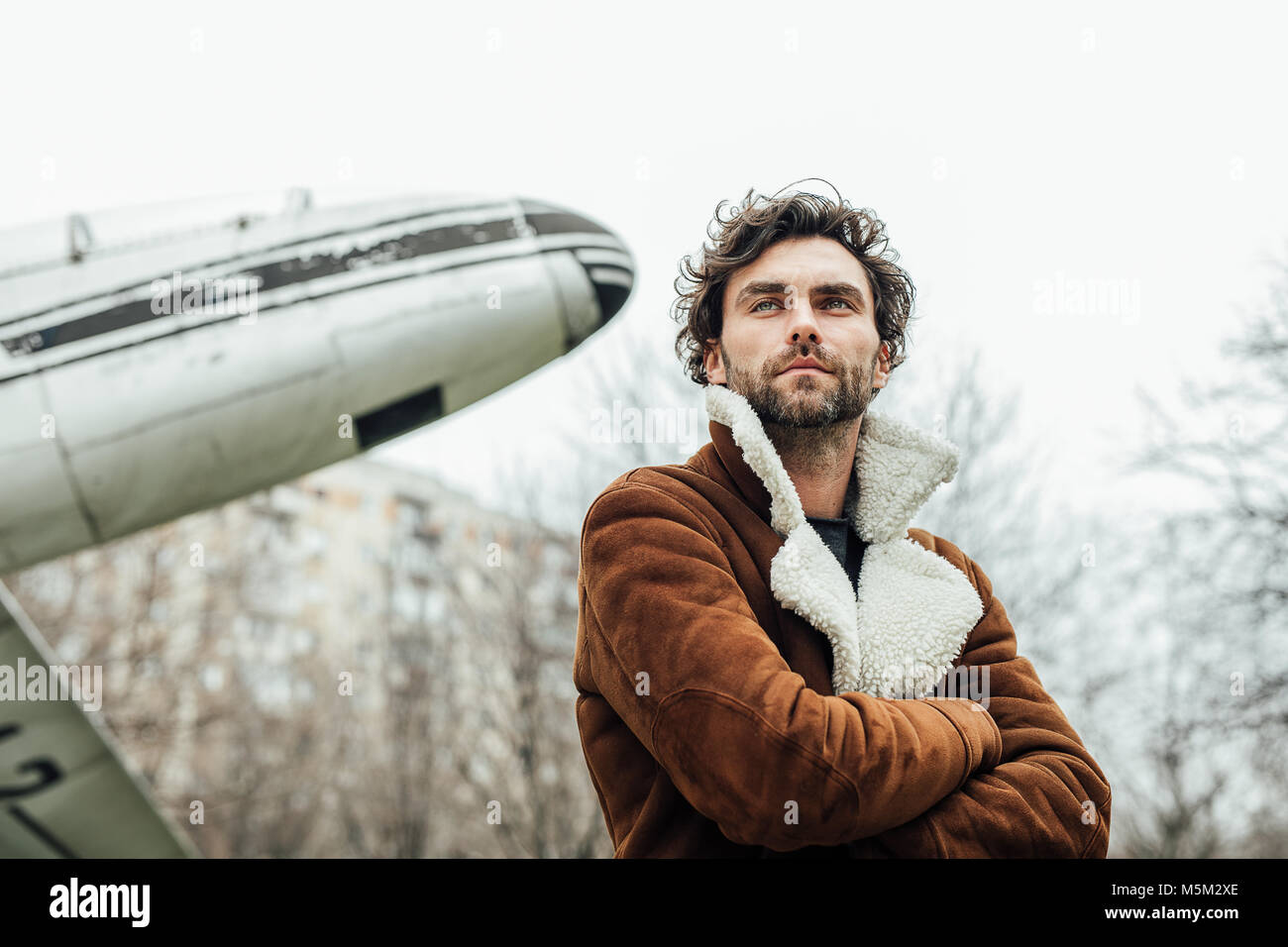 Pilot jacket hi-res stock photography and images - Alamy