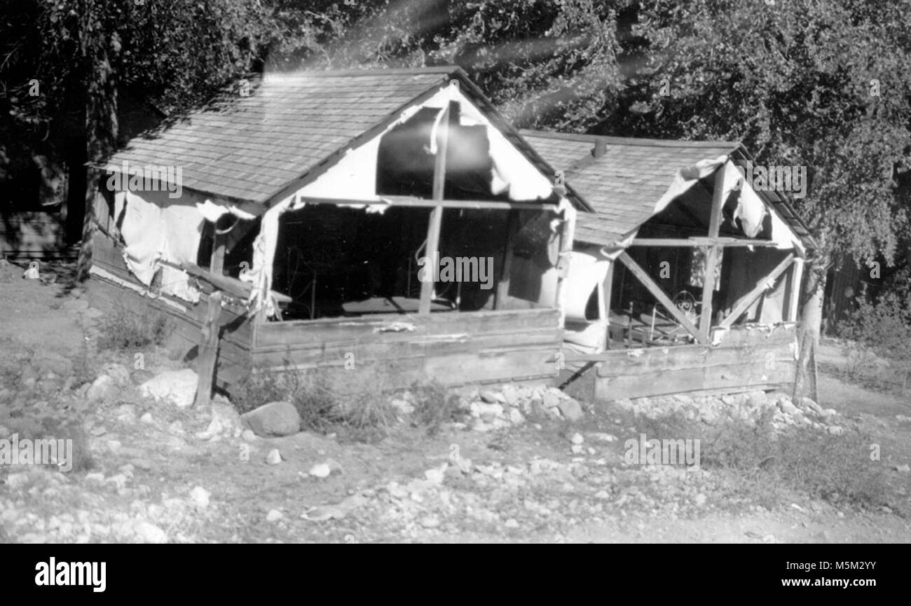 Grand Canyon Historic Bright Angel Trail . RUINS OF RALPH CAMERON'S ...