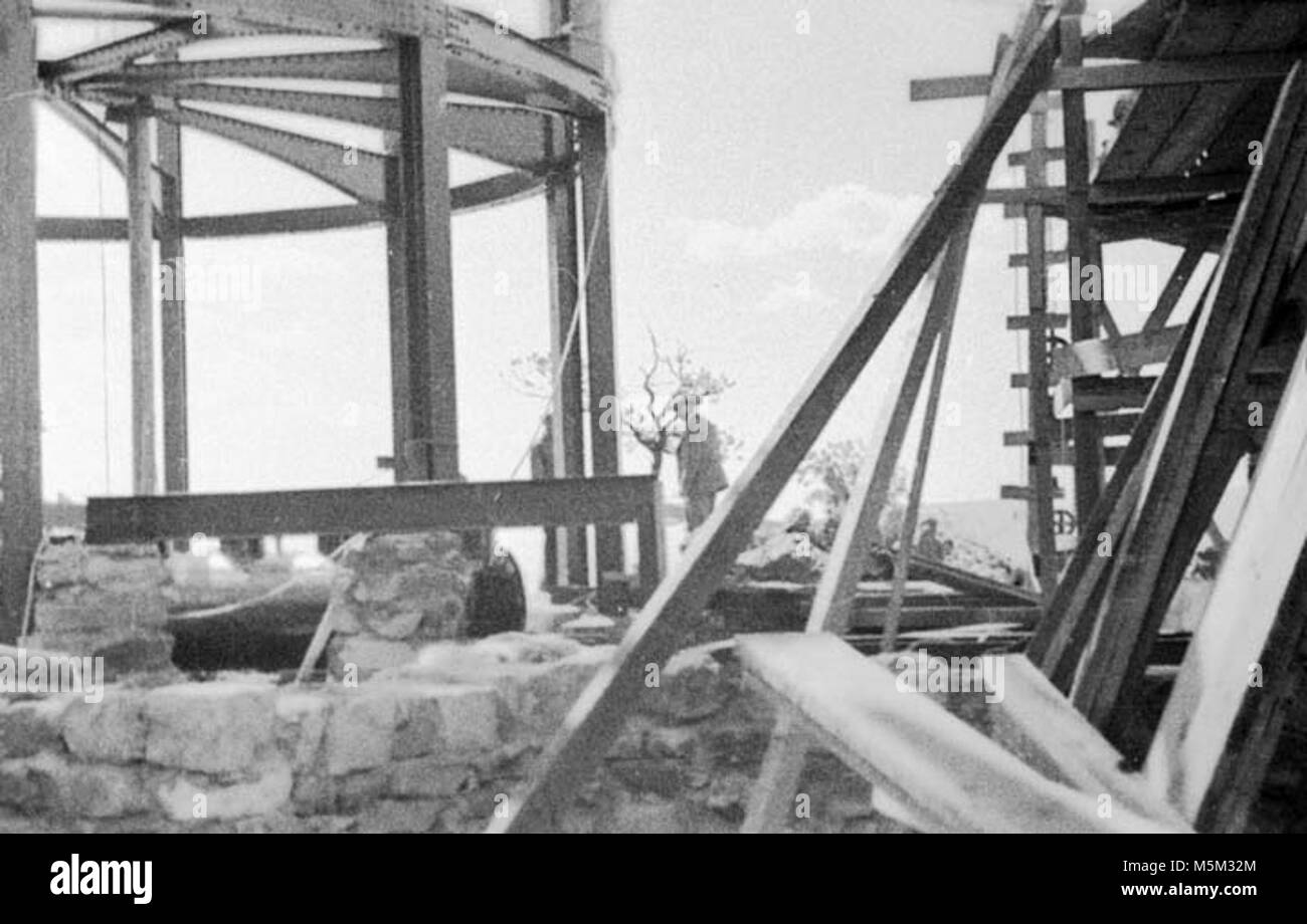 Grand Canyon Historic- Desert View Watchtower Construction c ...