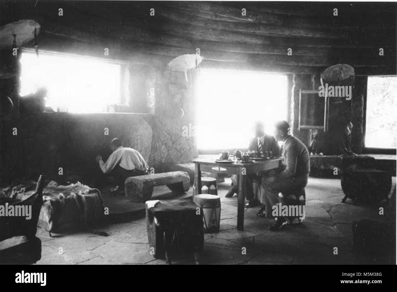 Grand Canyon Historic- Desert View Watchtower Interior c . 2 ...