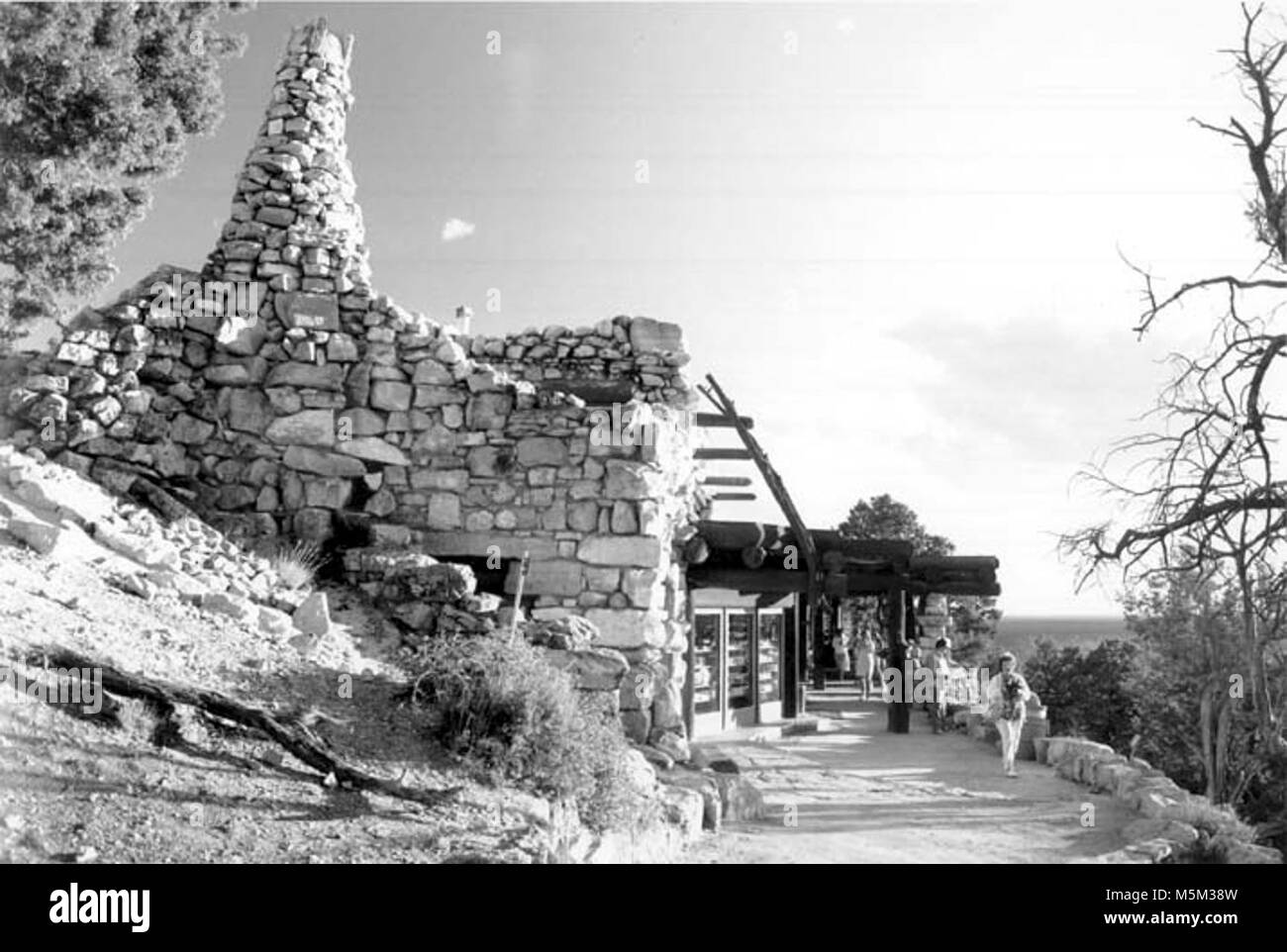Grand Canyon Historic- Hermits Rest c . Looking at hermits rest from ...