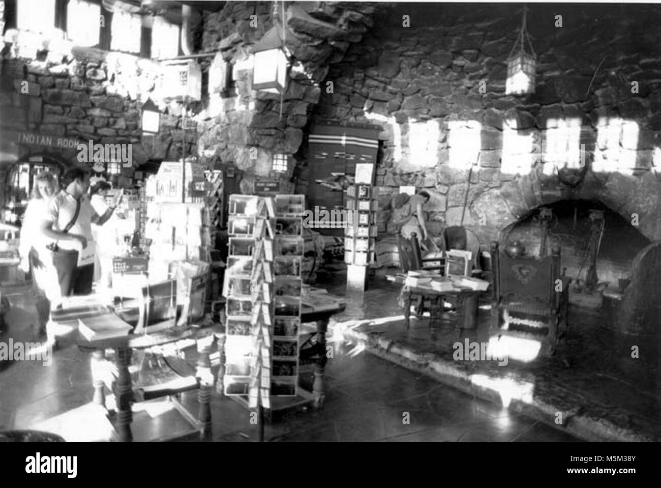 Grand Canyon Historic- Hermits Rest Interior . Hermits rest shop. Shows ...