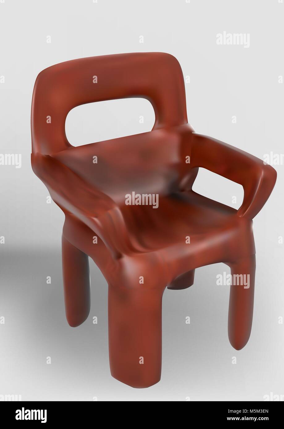 Grey office chair Stock Vector Images - Alamy