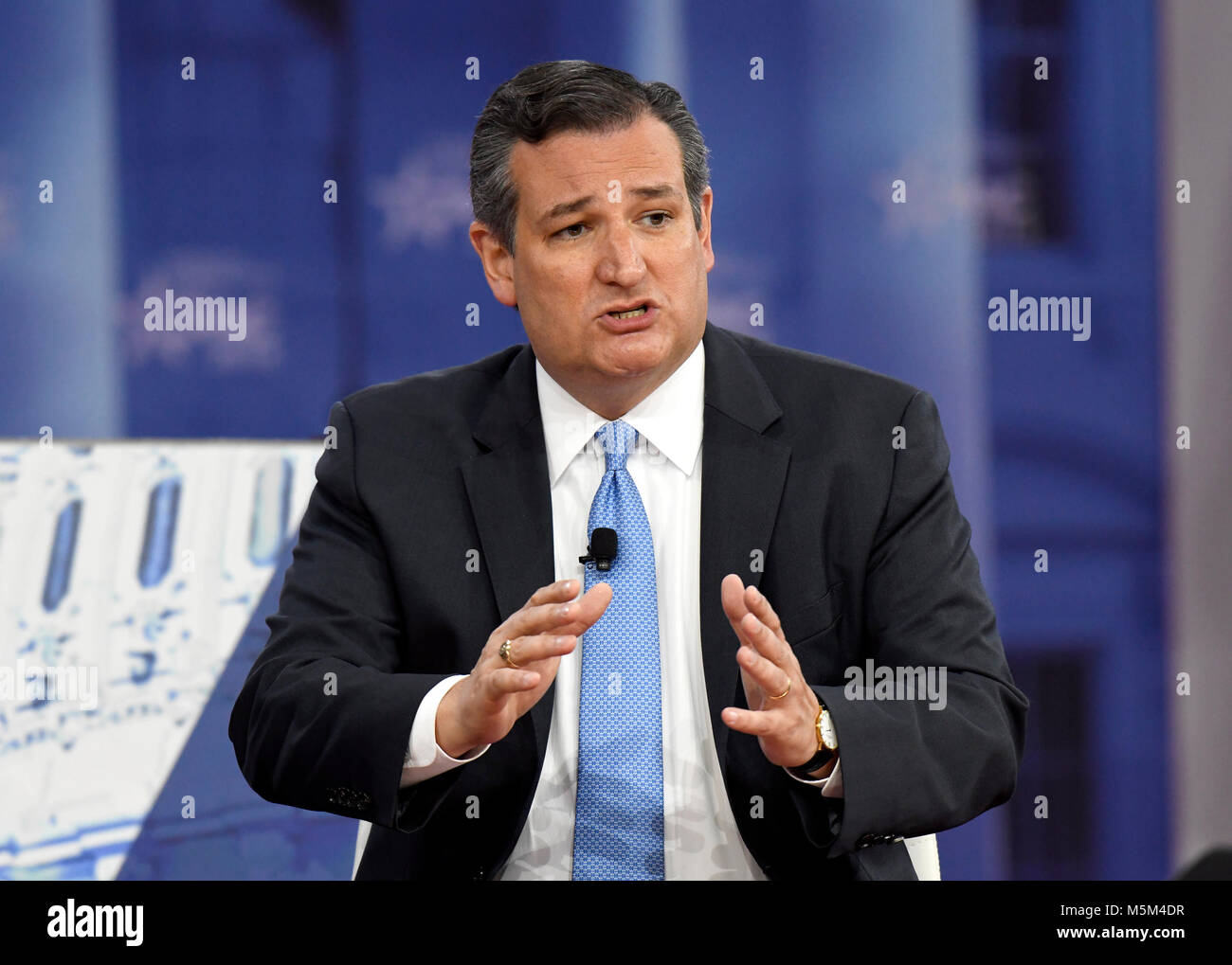 United States Senator Ted Cruz (Republican of Texas) is interviewed at ...