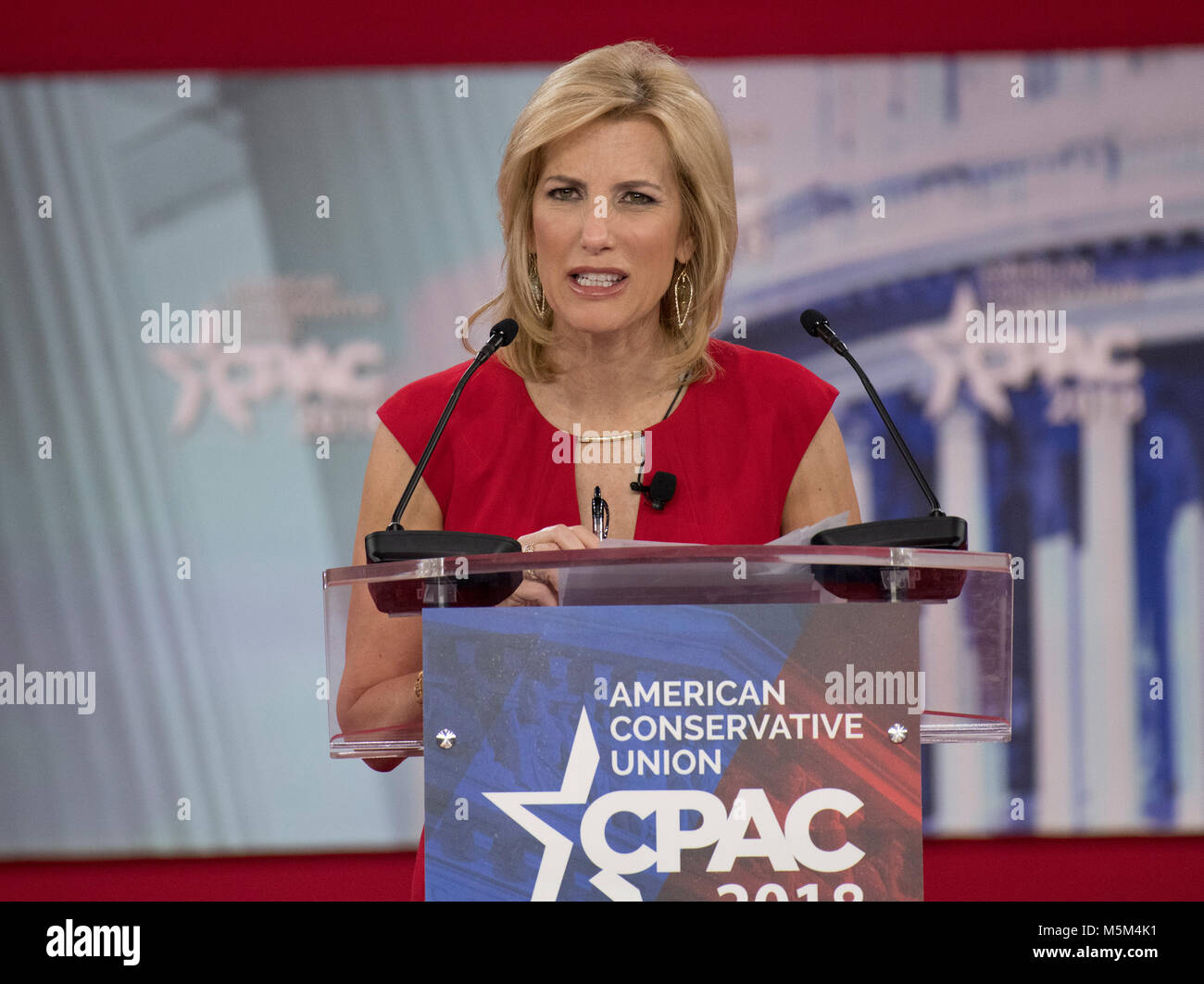 Laura Ingraham of Fox News speaks at the Conservative Political Action ...