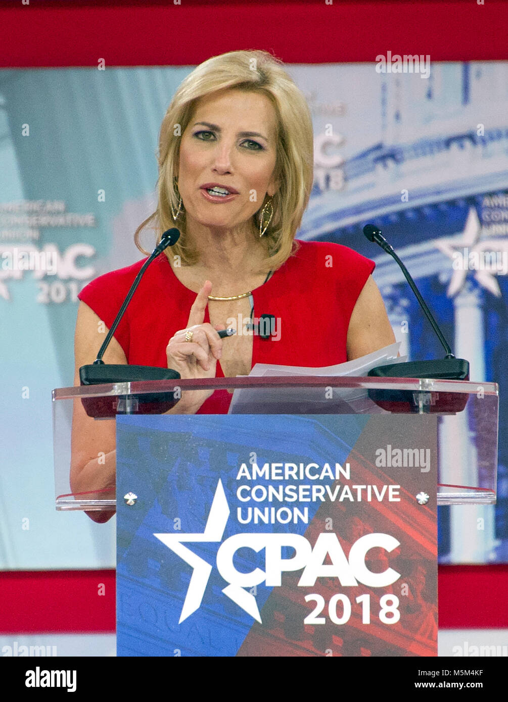 Laura Ingraham of Fox News speaks at the Conservative Political Action ...