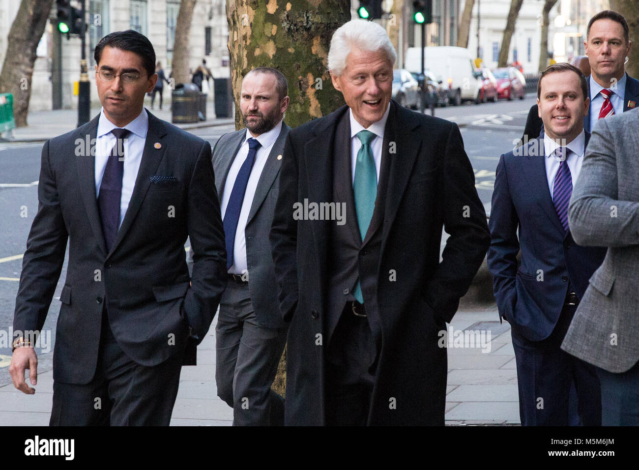 London, UK. 24th February, 2018. Bill Clinton, former President of the ...