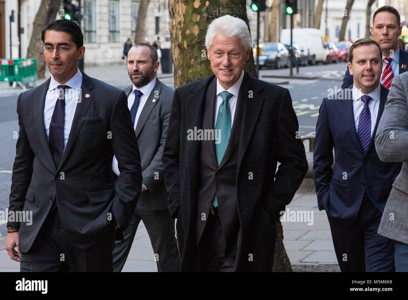 London, UK. 24th February, 2018. Bill Clinton, former President of the ...