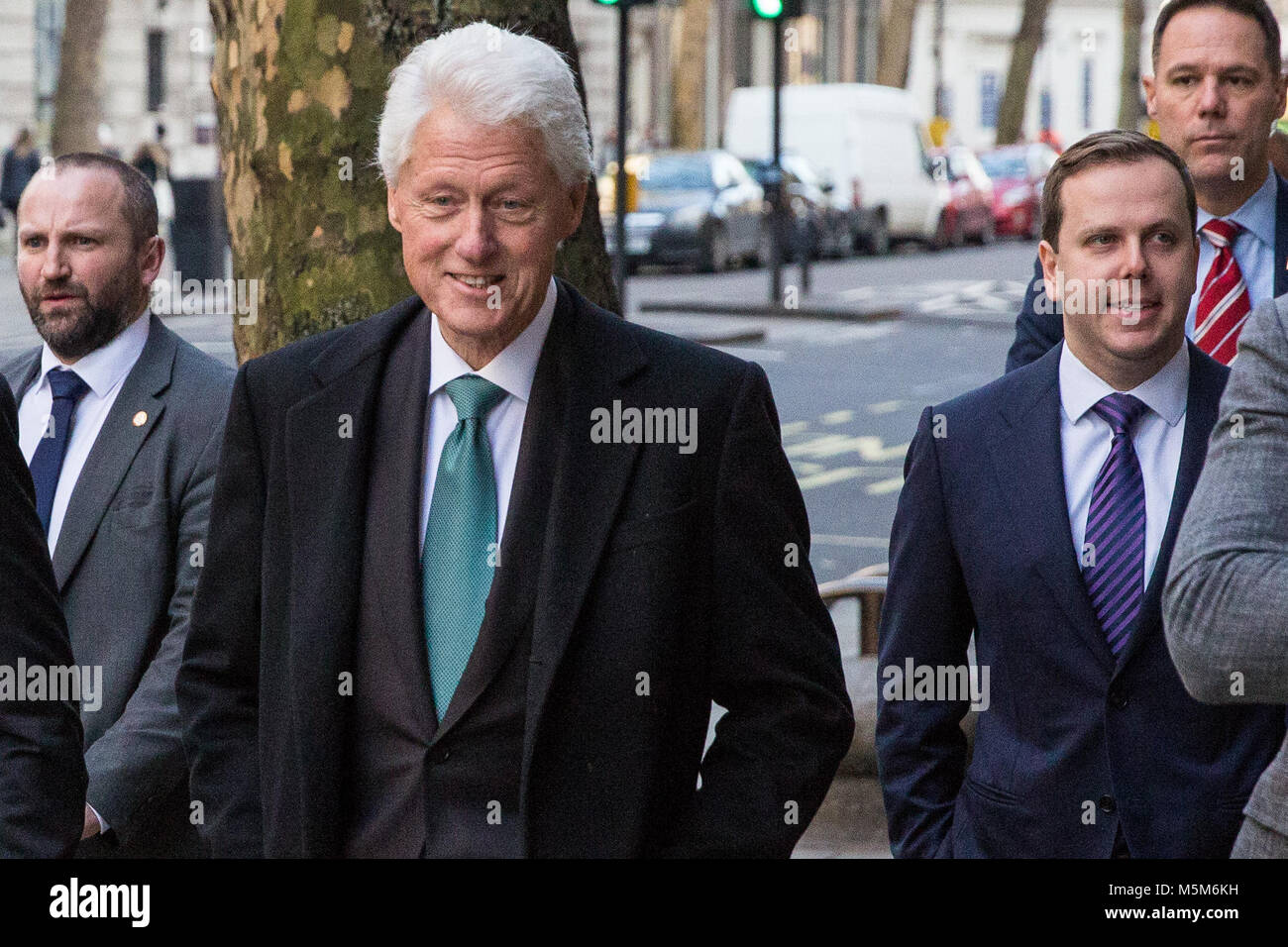 London, UK. 24th February, 2018. Bill Clinton, former President of the ...