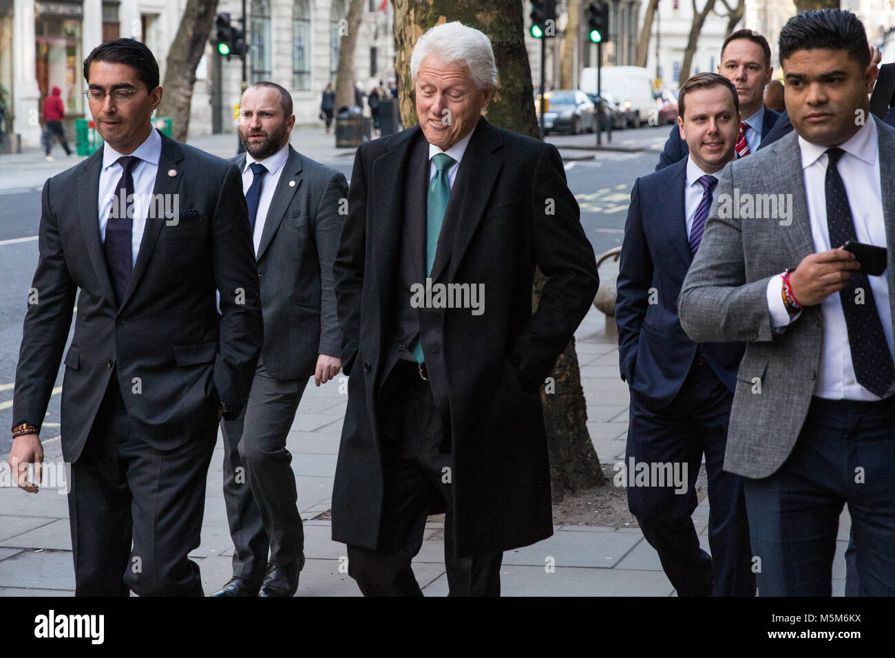 London, UK. 24th February, 2018. Bill Clinton, former President of the ...