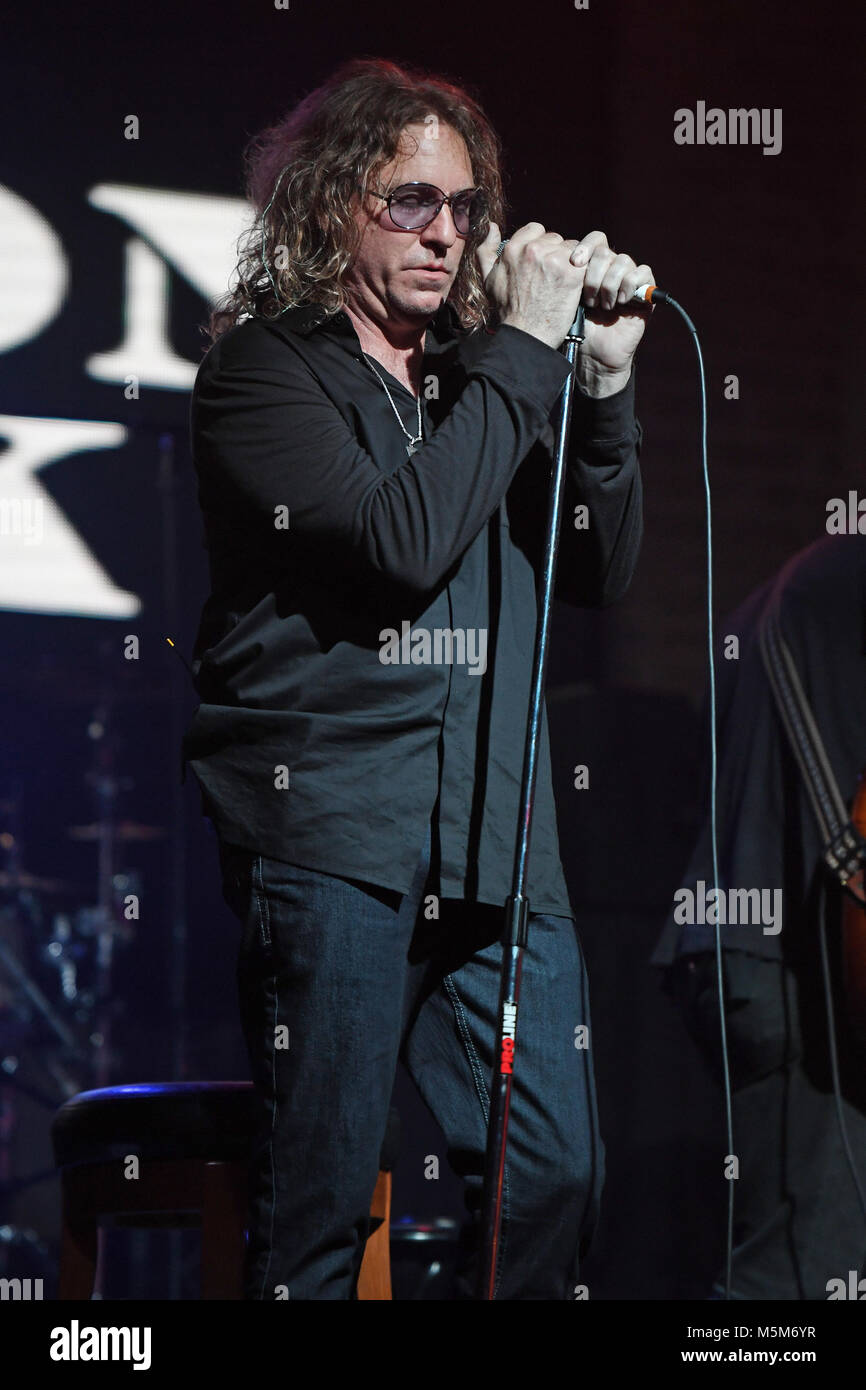 Fort Lauderdale FL, USA. 23rd Feb, 2018. Matt Kramer of Saigon Kick ...