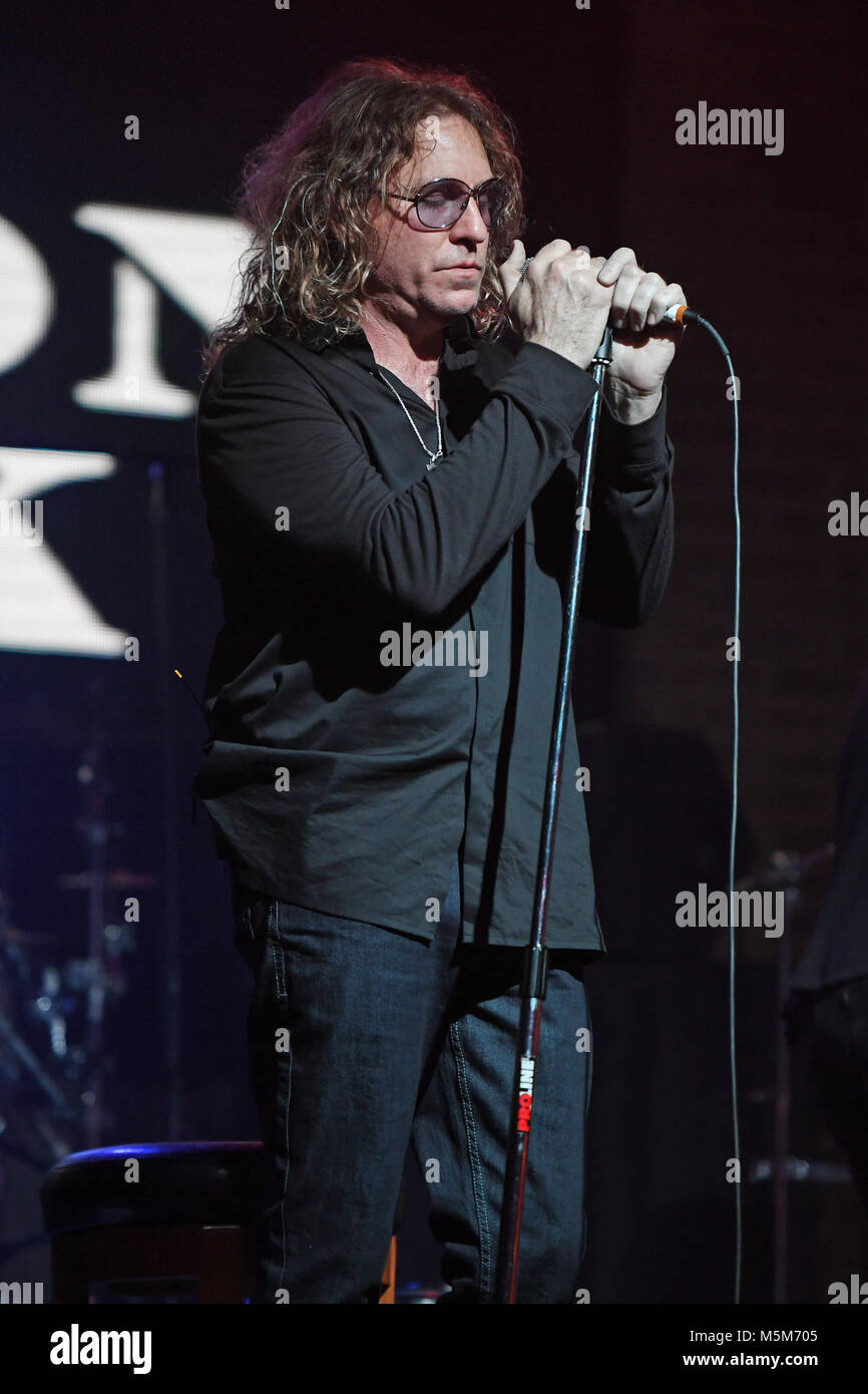 Fort Lauderdale FL, USA. 23rd Feb, 2018. Matt Kramer of Saigon Kick ...