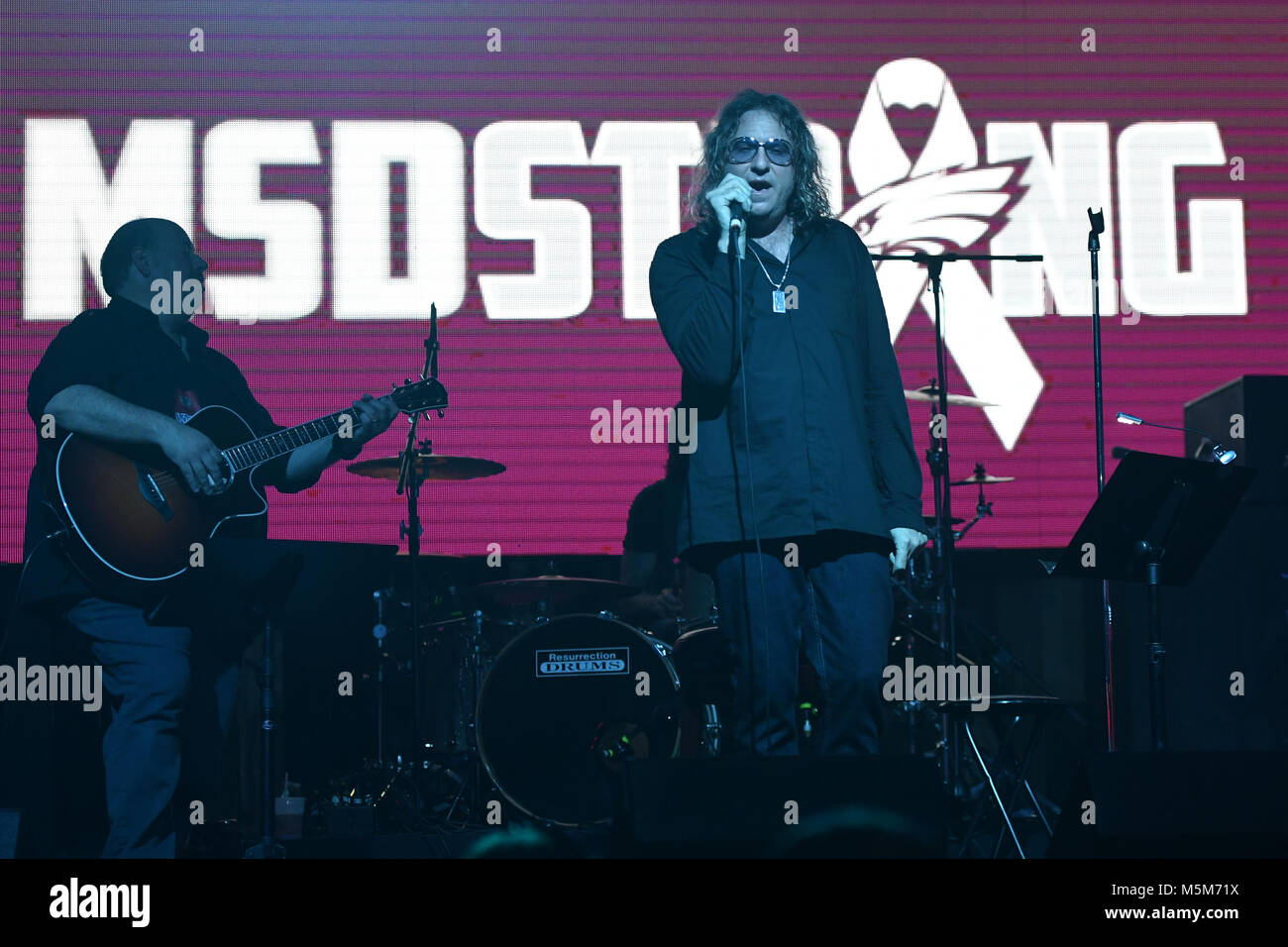 Fort Lauderdale FL, USA. 23rd Feb, 2018. Matt Kramer of Saigon Kick ...