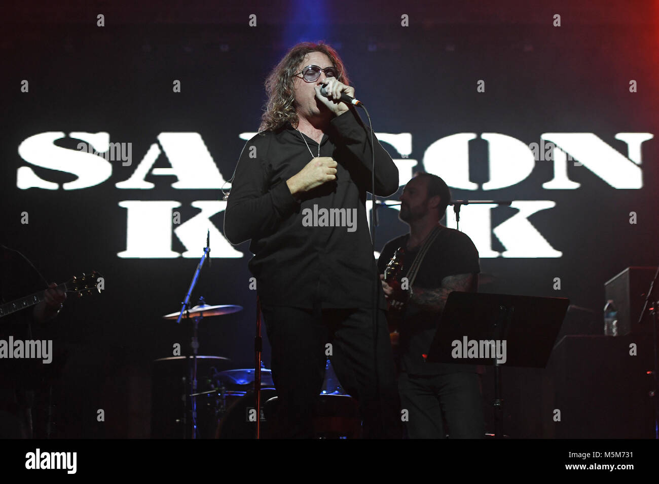 Fort Lauderdale FL, USA. 23rd Feb, 2018. Matt Kramer of Saigon Kick ...
