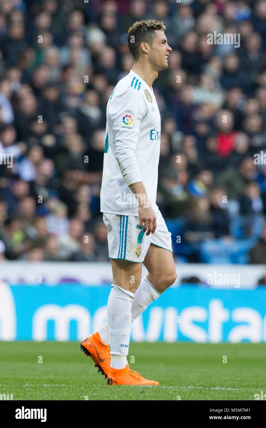 Real MadridÂ´s Portuguese forward Cristiano Ronaldo during La Liga ...