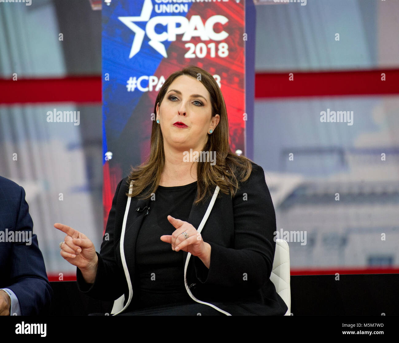 Ronna Romney McDaniel, Chair, Republican National Committee, speaks at ...