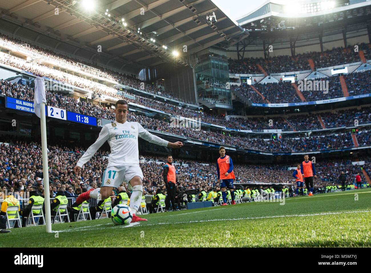 Real Madrid's Spanish forward Lucas Vazquez during La Liga football ...